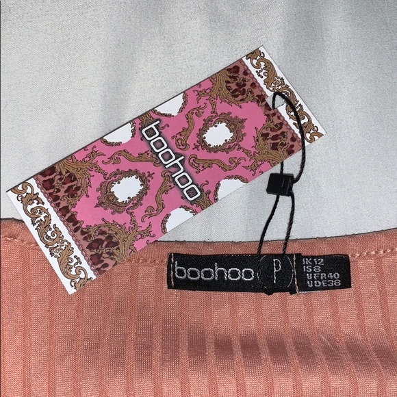 Boohoo | Tops | Ribbed Wrap Crop Top | Poshmark